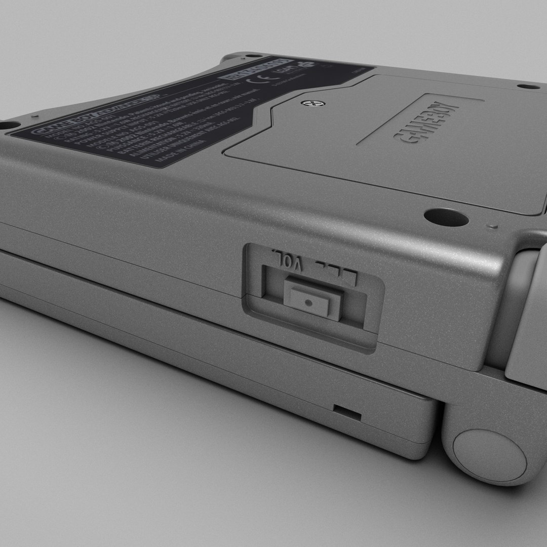 3d Nintendo Gameboy Advance Sp