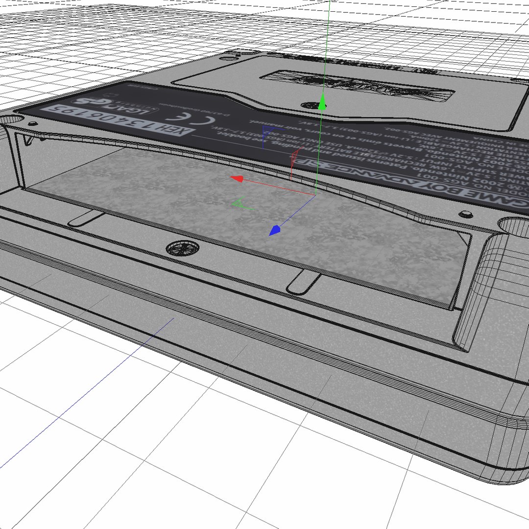 3d Nintendo Gameboy Advance Sp