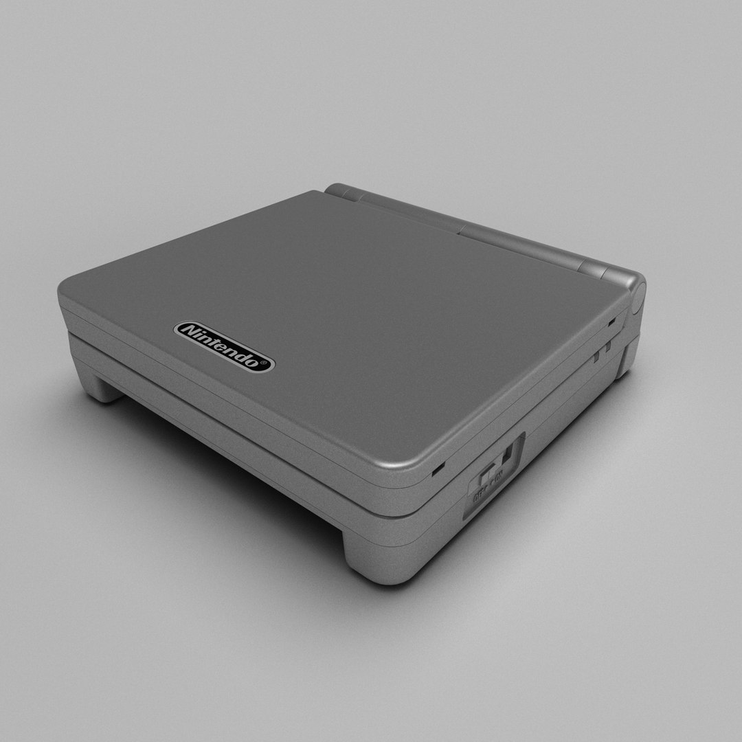 3d Nintendo Gameboy Advance Sp
