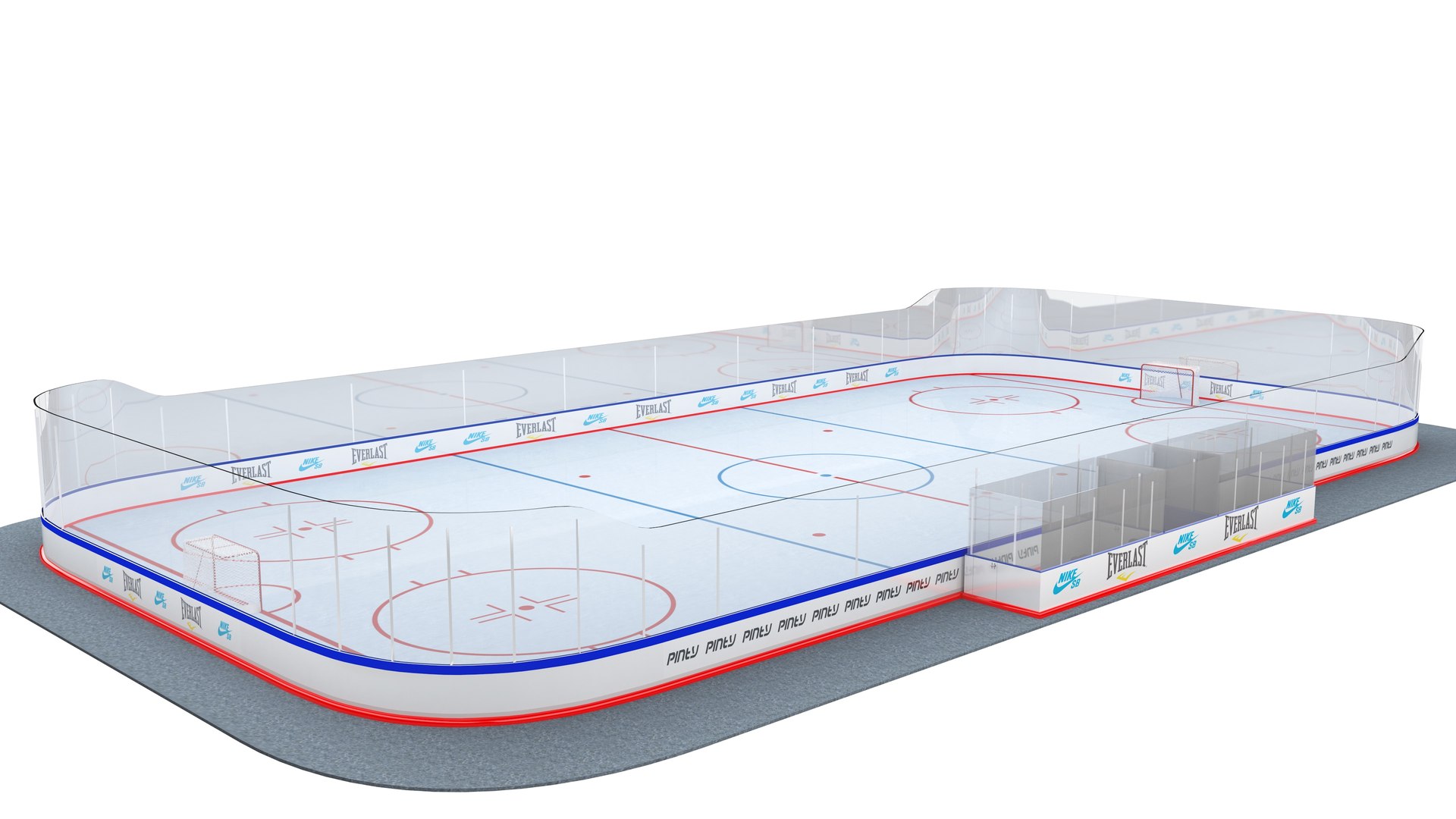Ice Hockey Rink Model - TurboSquid 1739716