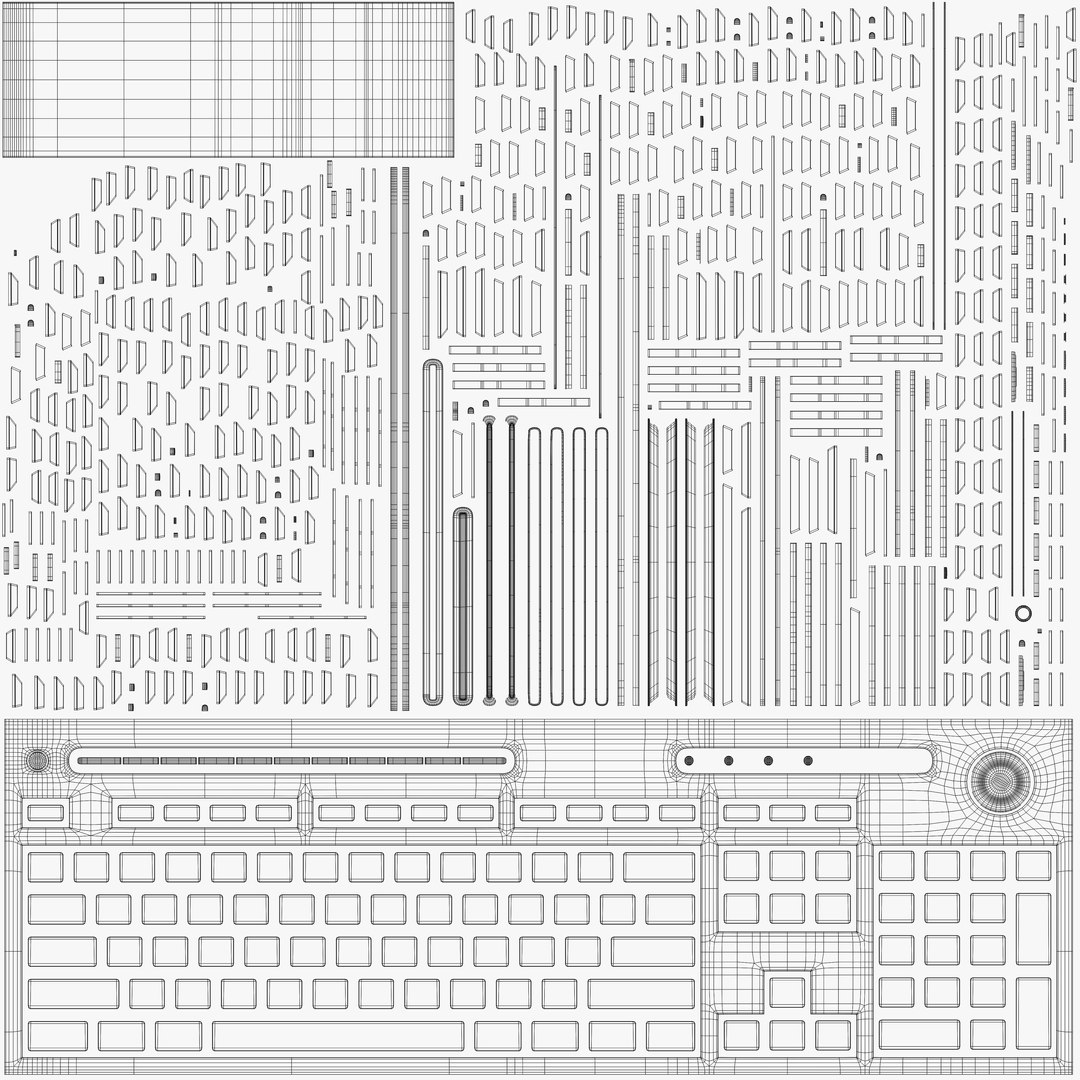3D KeyBoard - TurboSquid 2211607