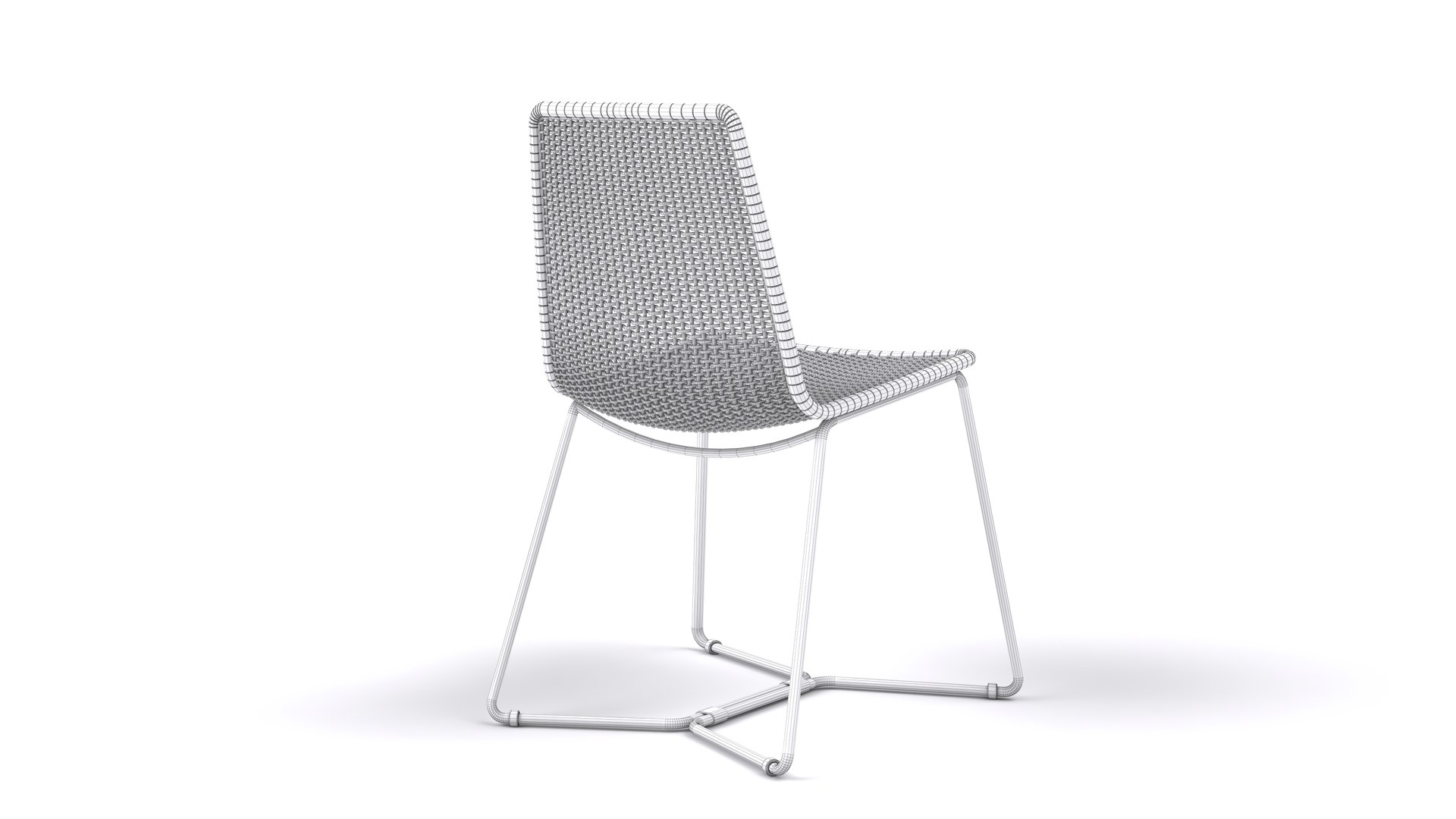 Outdoor weaving chair 3D model - TurboSquid 1748954