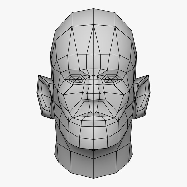 3d girl head model