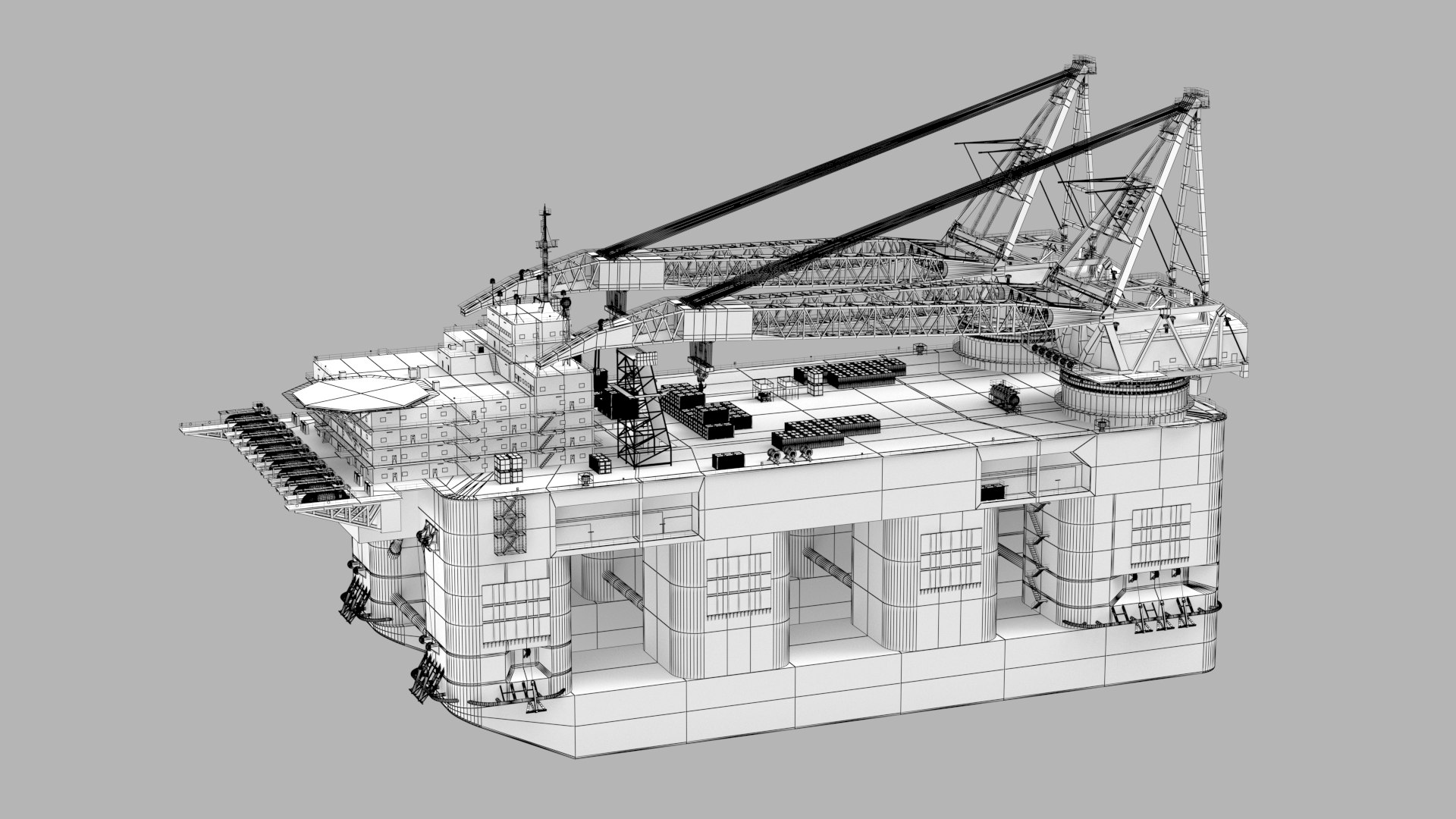3D deepwater construction vehicle - TurboSquid 1593619