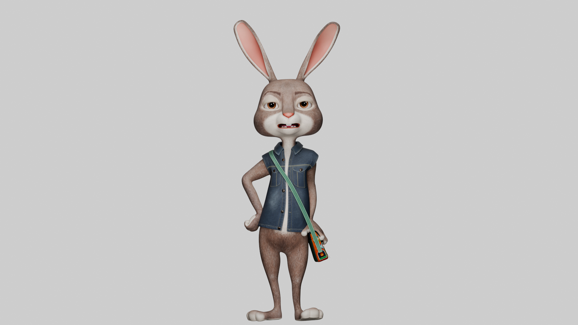 Cartoon Rabbit Rigged 3D Model - TurboSquid 2200692