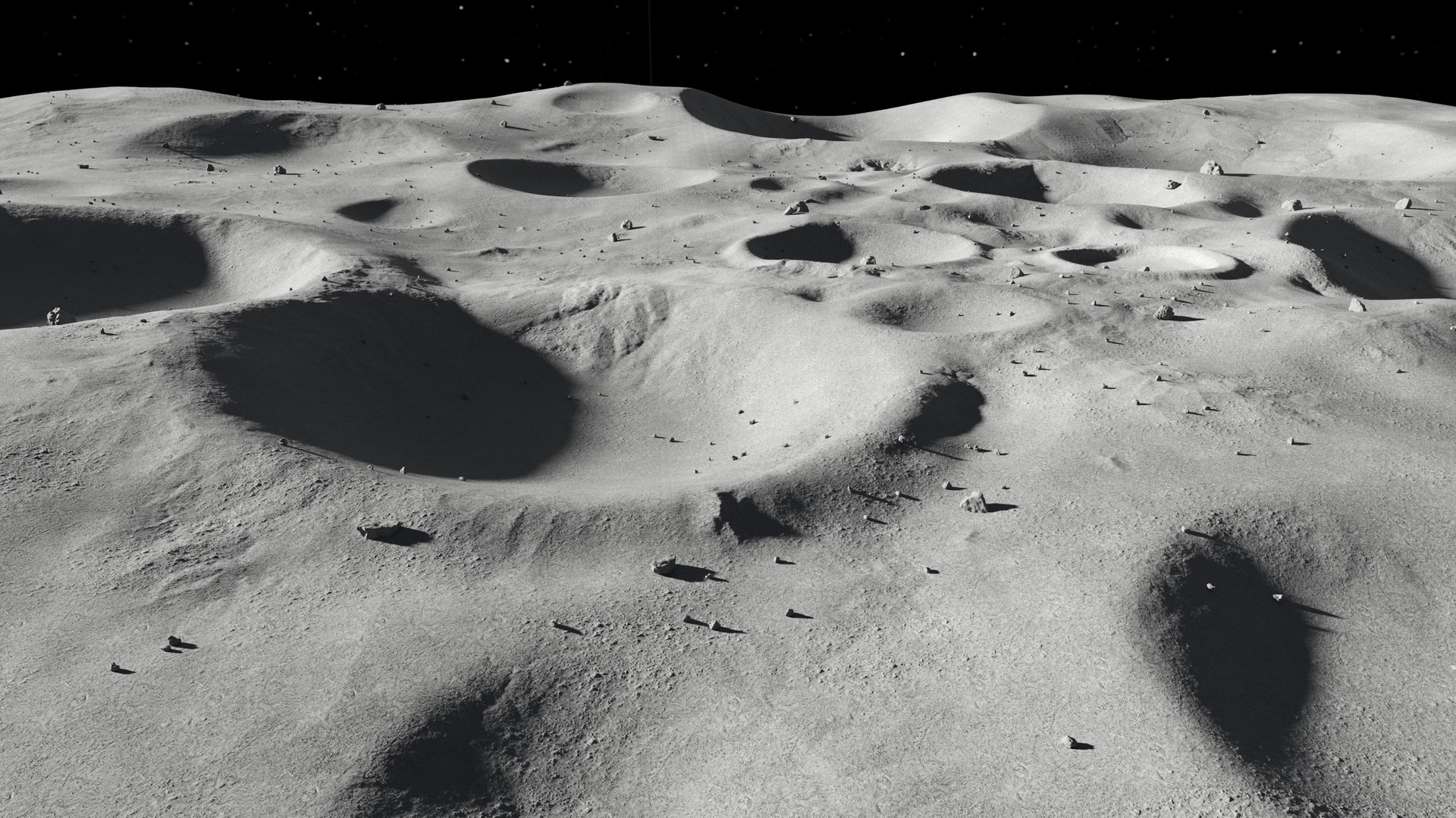 3D Moon Surface Model - TurboSquid 2072947
