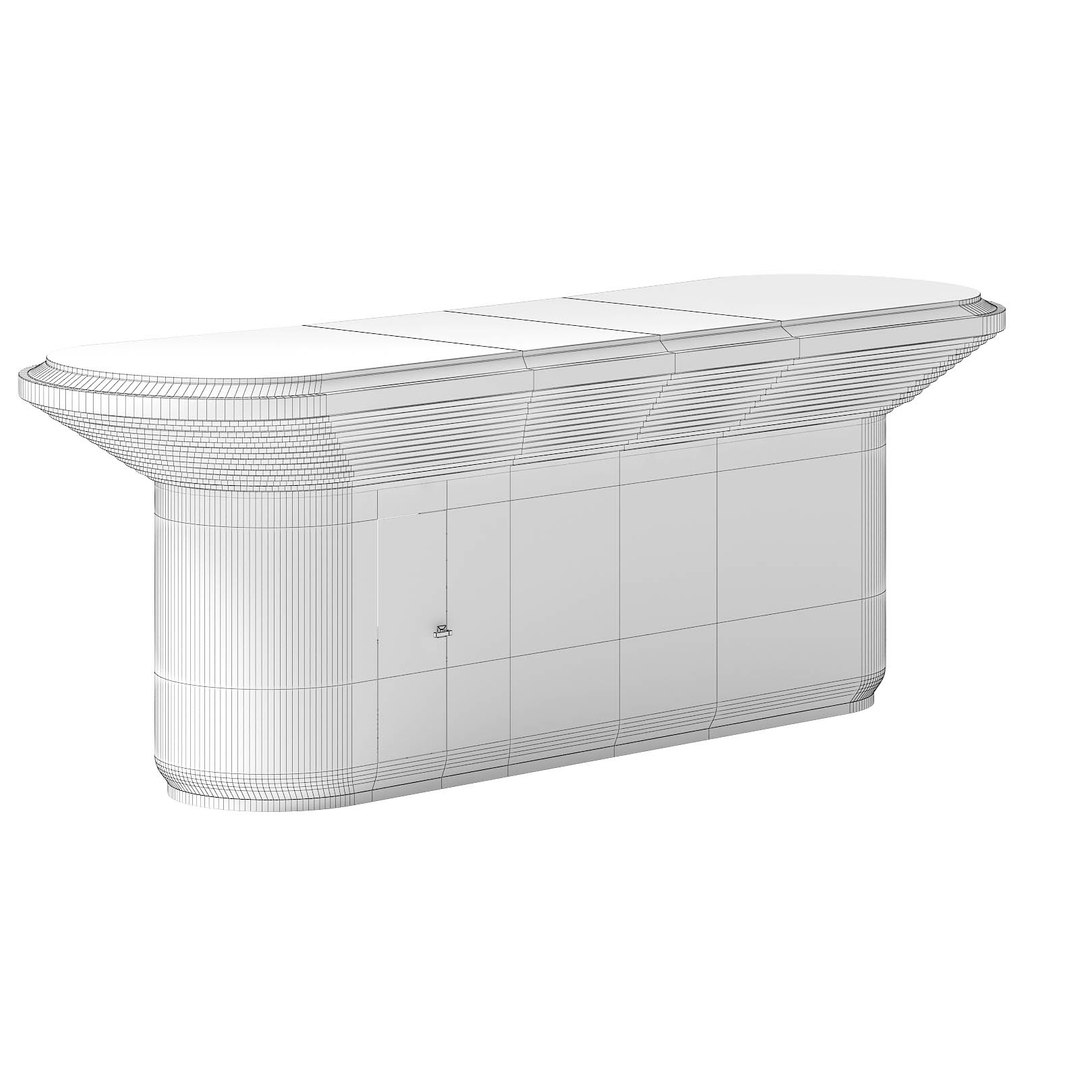 Rounded Wooden Stand 3D Model - TurboSquid 1442984