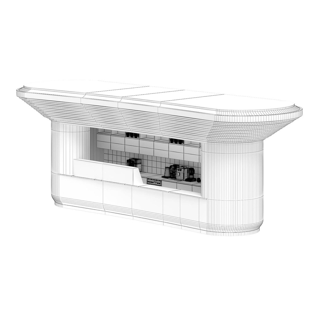 Rounded Wooden Stand 3D Model - TurboSquid 1442984