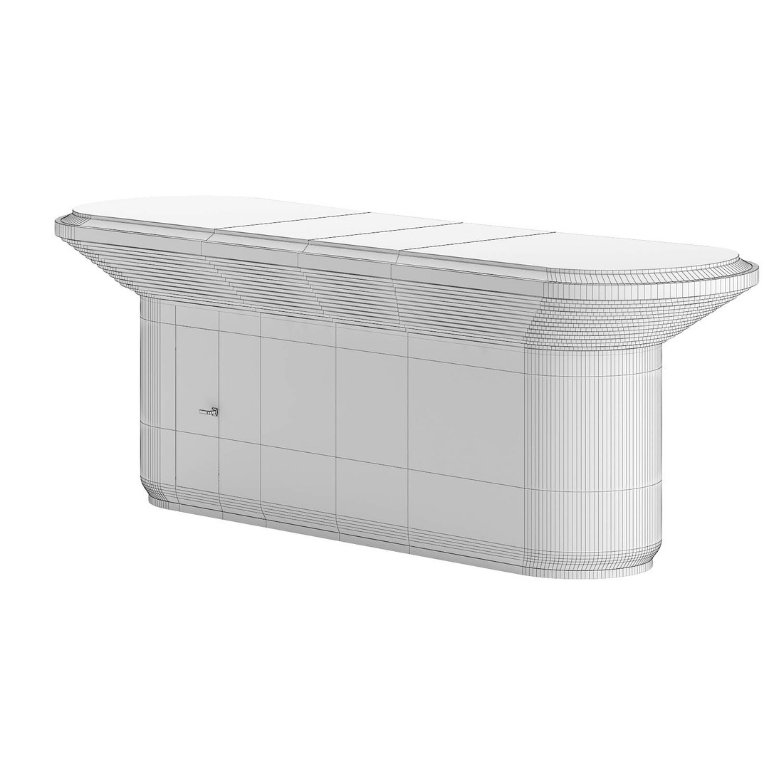 Rounded Wooden Stand 3D Model - TurboSquid 1442984