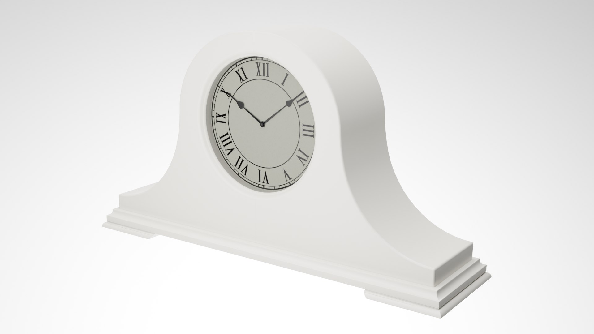Mantel Clock Traditional Style 3D Model - TurboSquid 1987243