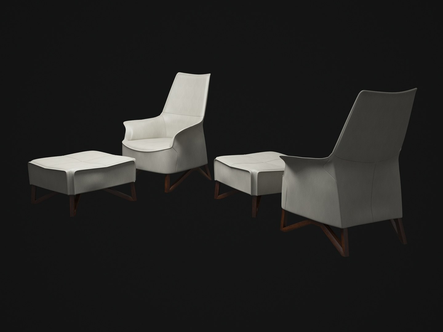 3d Model Giorgetti-mobius-armchair