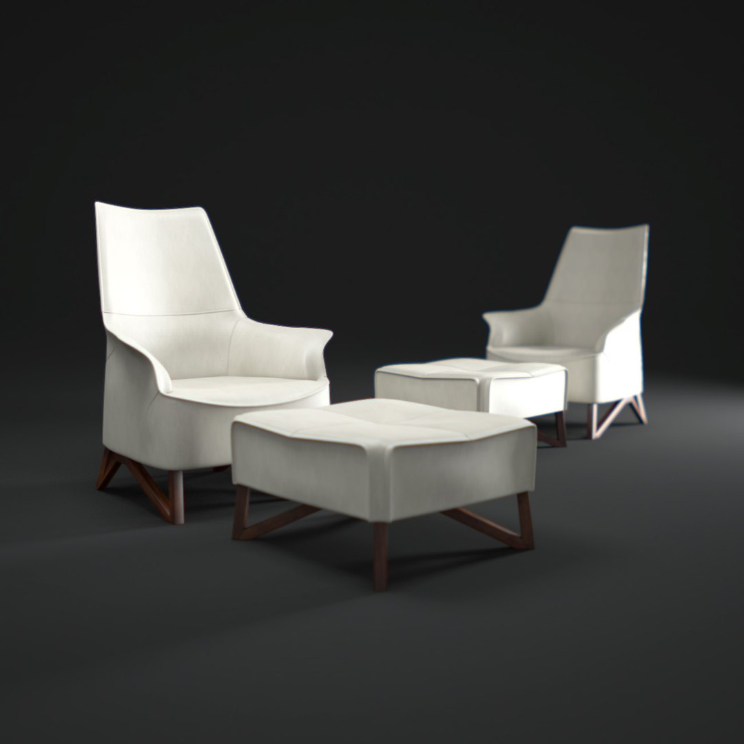 3d Model Giorgetti-mobius-armchair