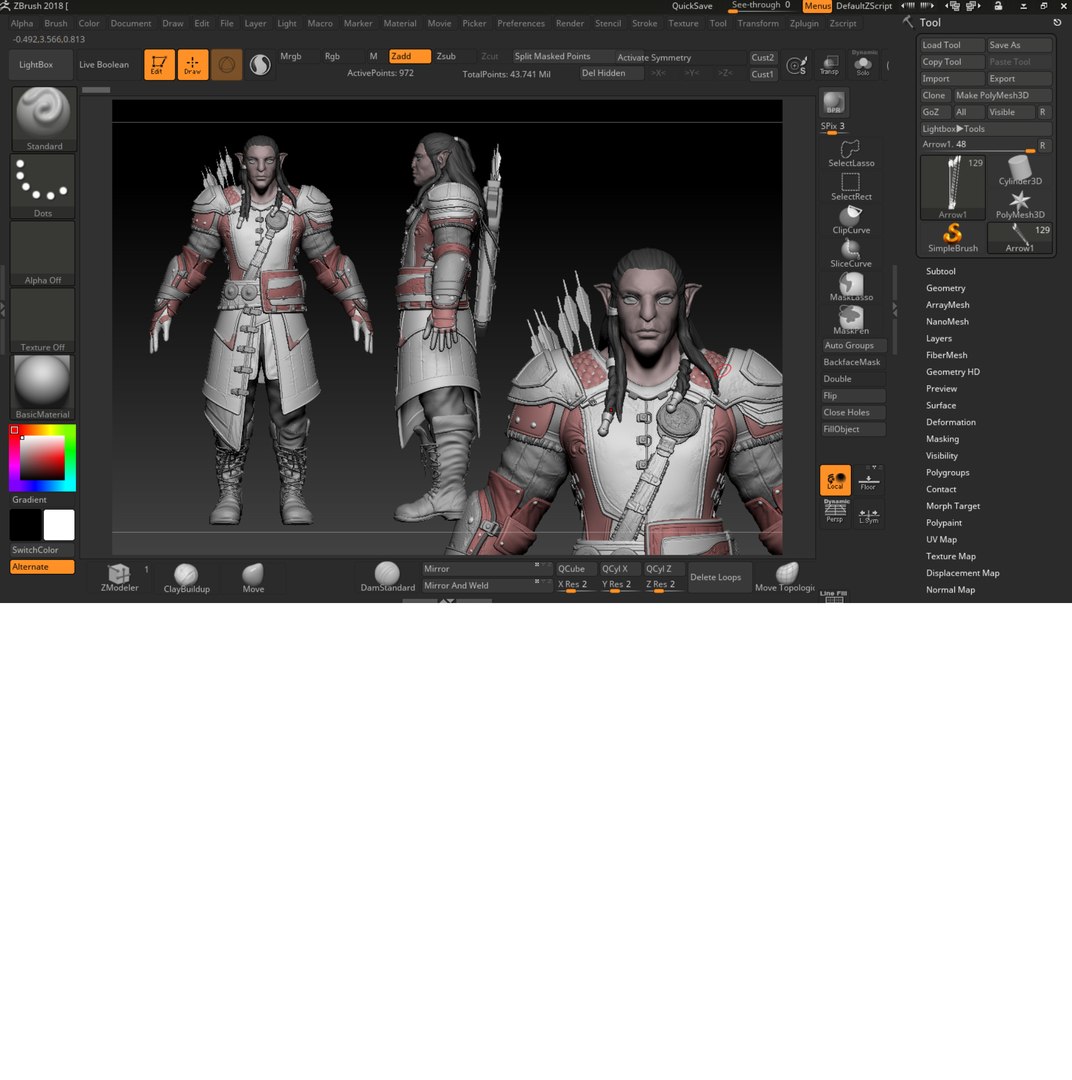 3D Monster Archer - TurboSquid 1322899