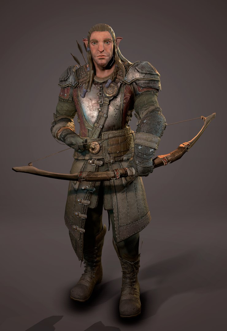 3D Monster Archer - TurboSquid 1322899