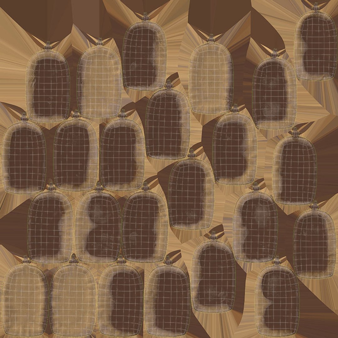 Sand Bag Wall Collection Model - TurboSquid 2341767