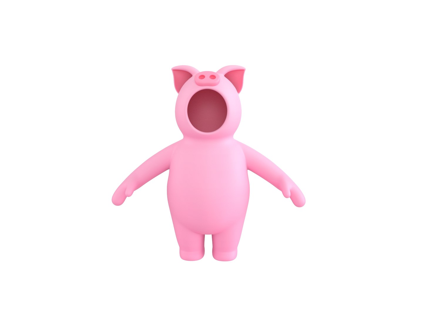 3D Prop233 Pig Suit Model - TurboSquid 2052112