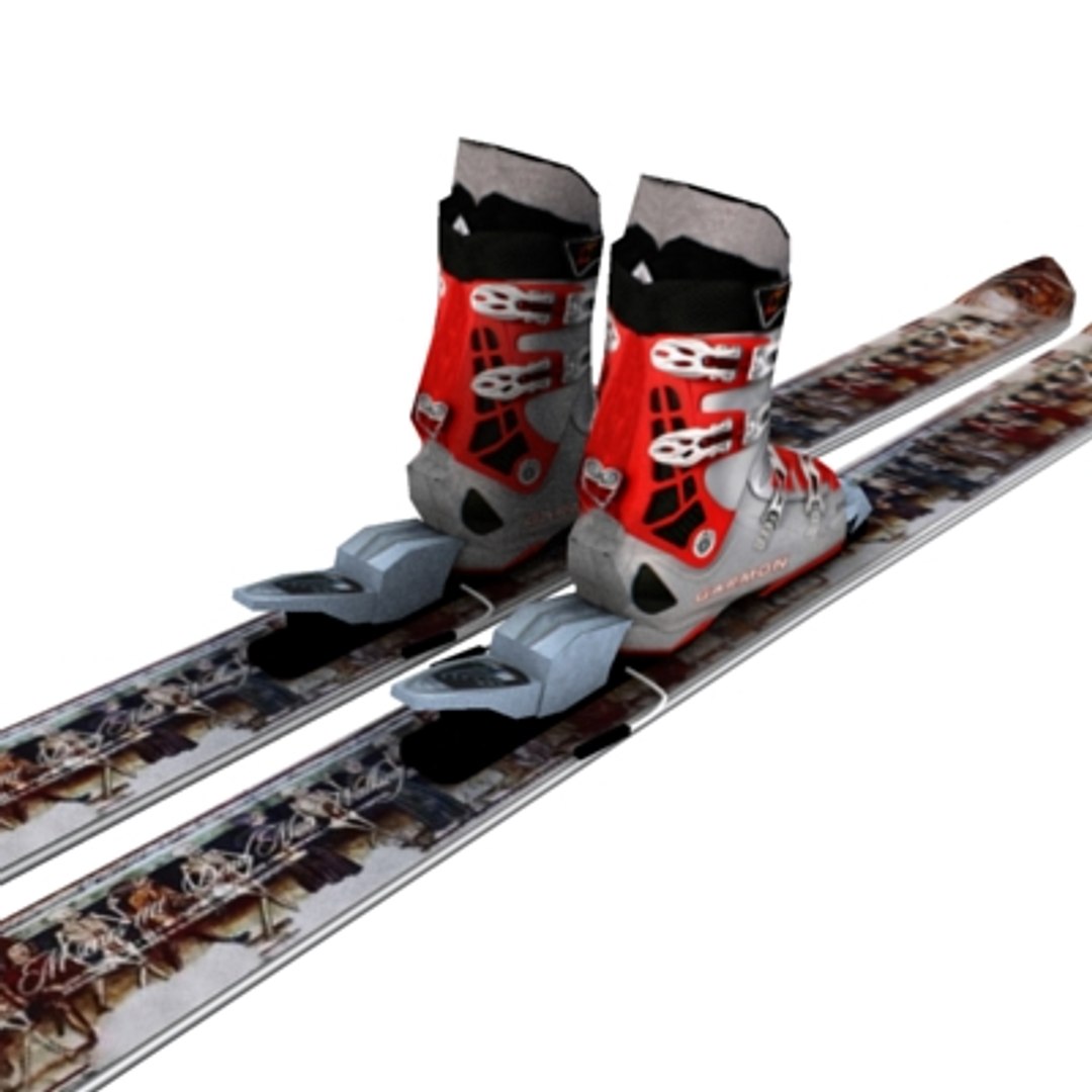 3d Ski Boot Model