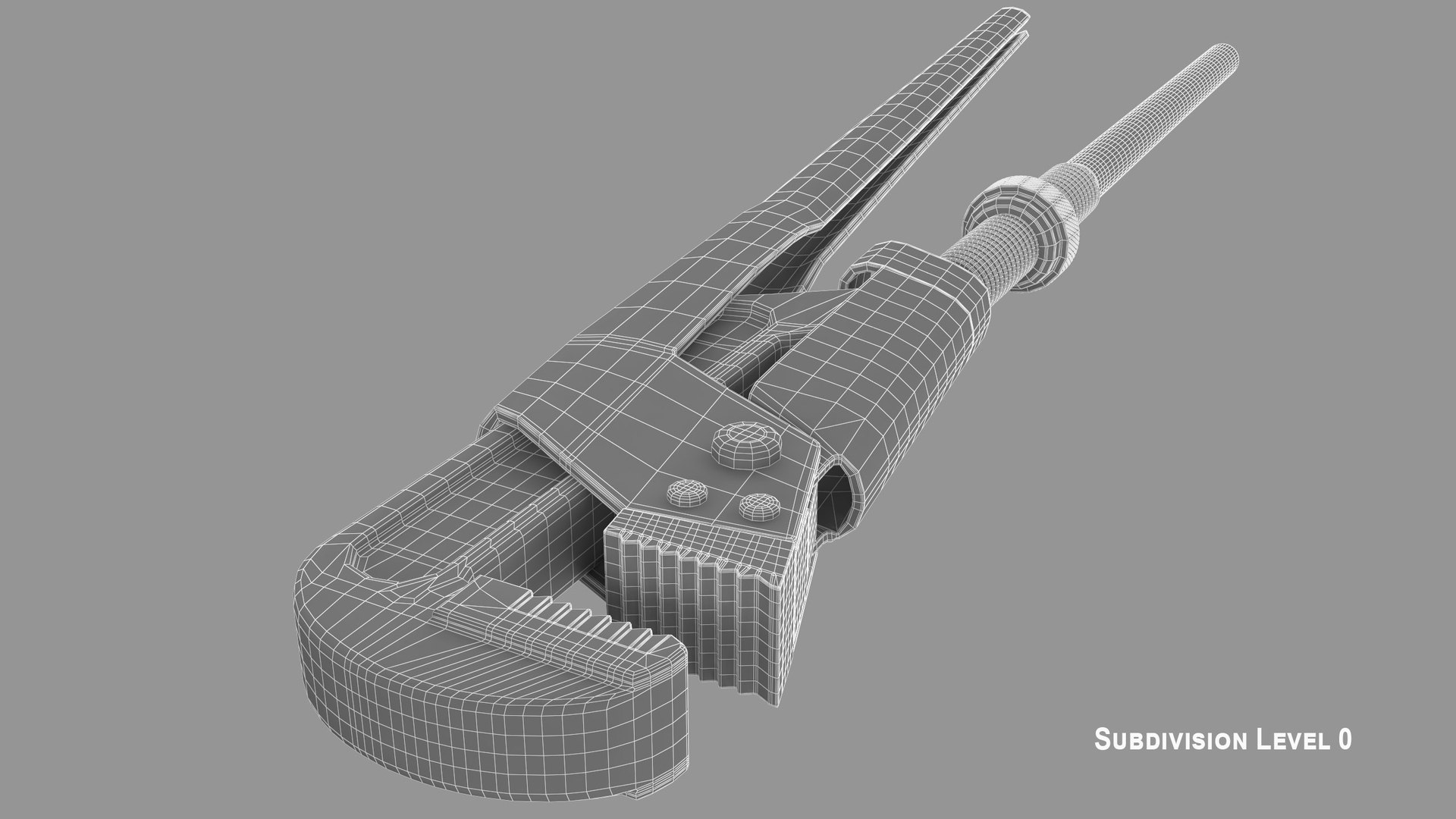 Adjustable Spanner 3D Model - TurboSquid 1485765