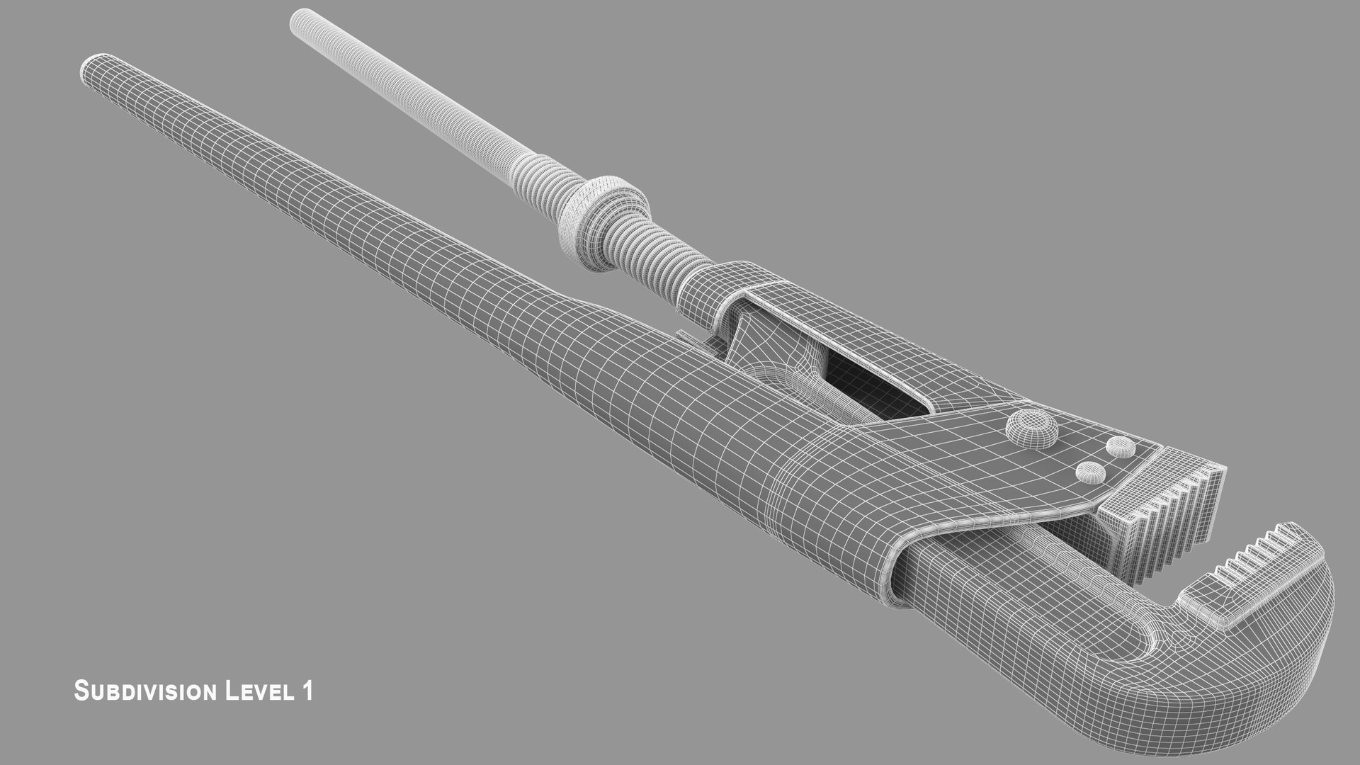 Adjustable Spanner 3D Model - TurboSquid 1485765