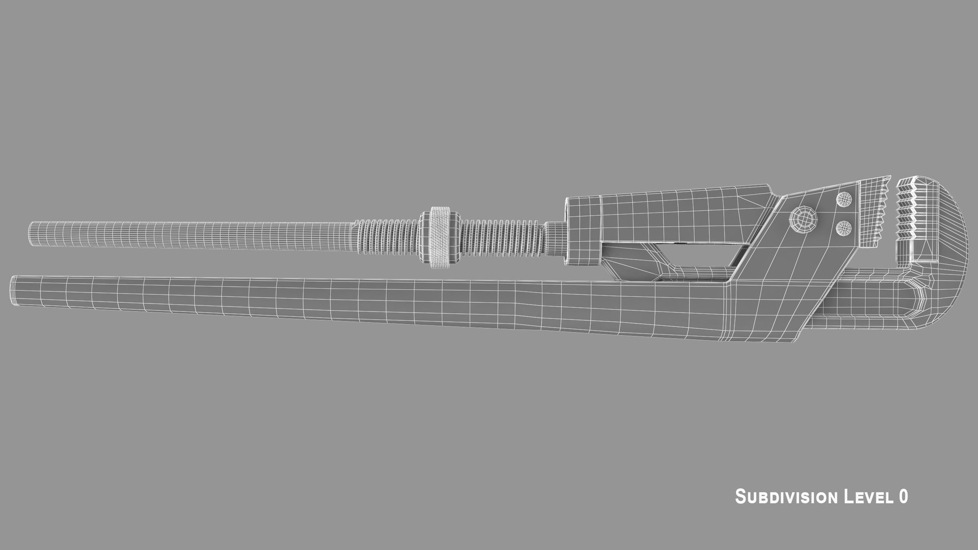 Adjustable Spanner 3D Model - TurboSquid 1485765