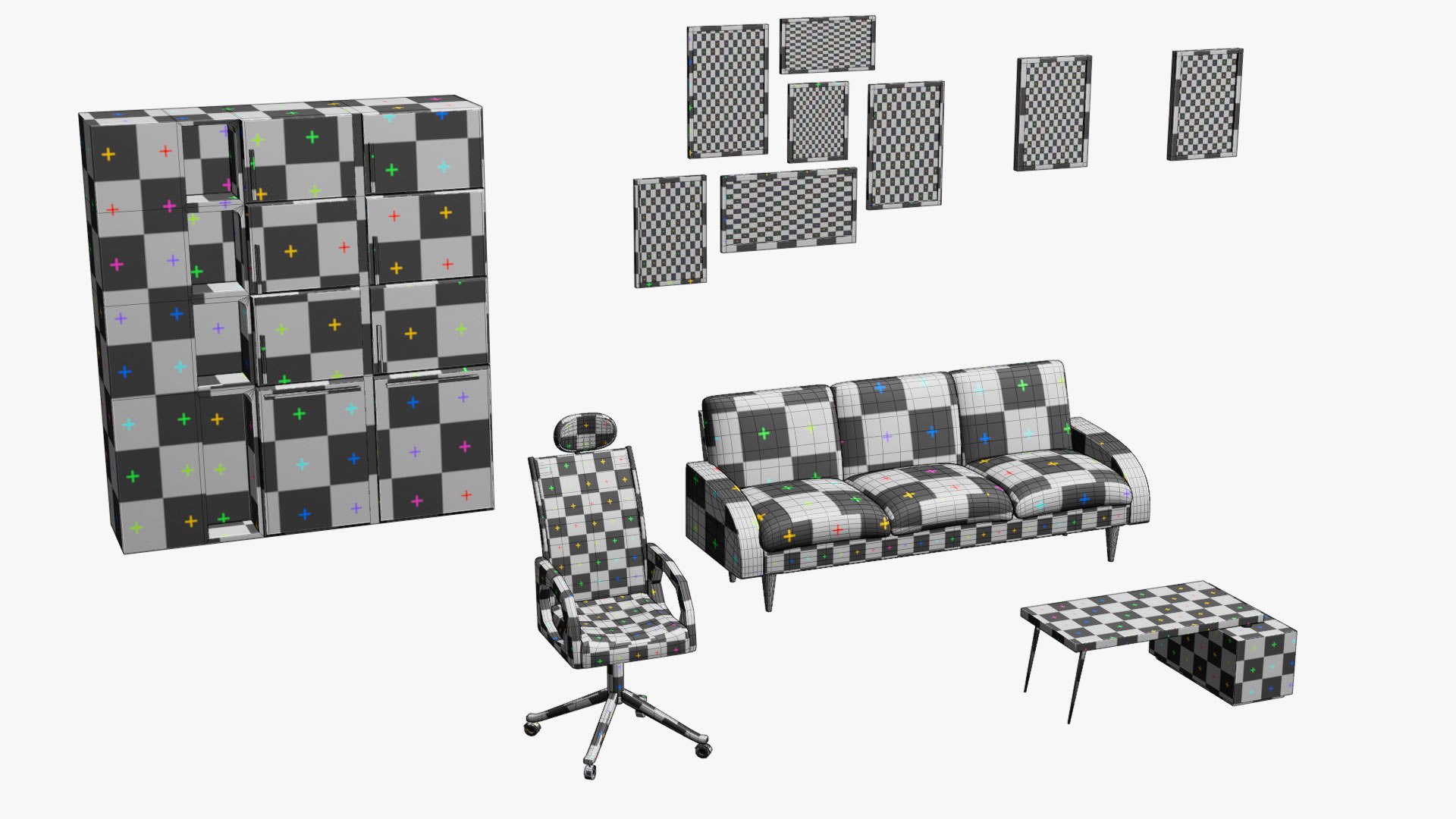 3D Office Assets Pack 3D - TurboSquid 2214387