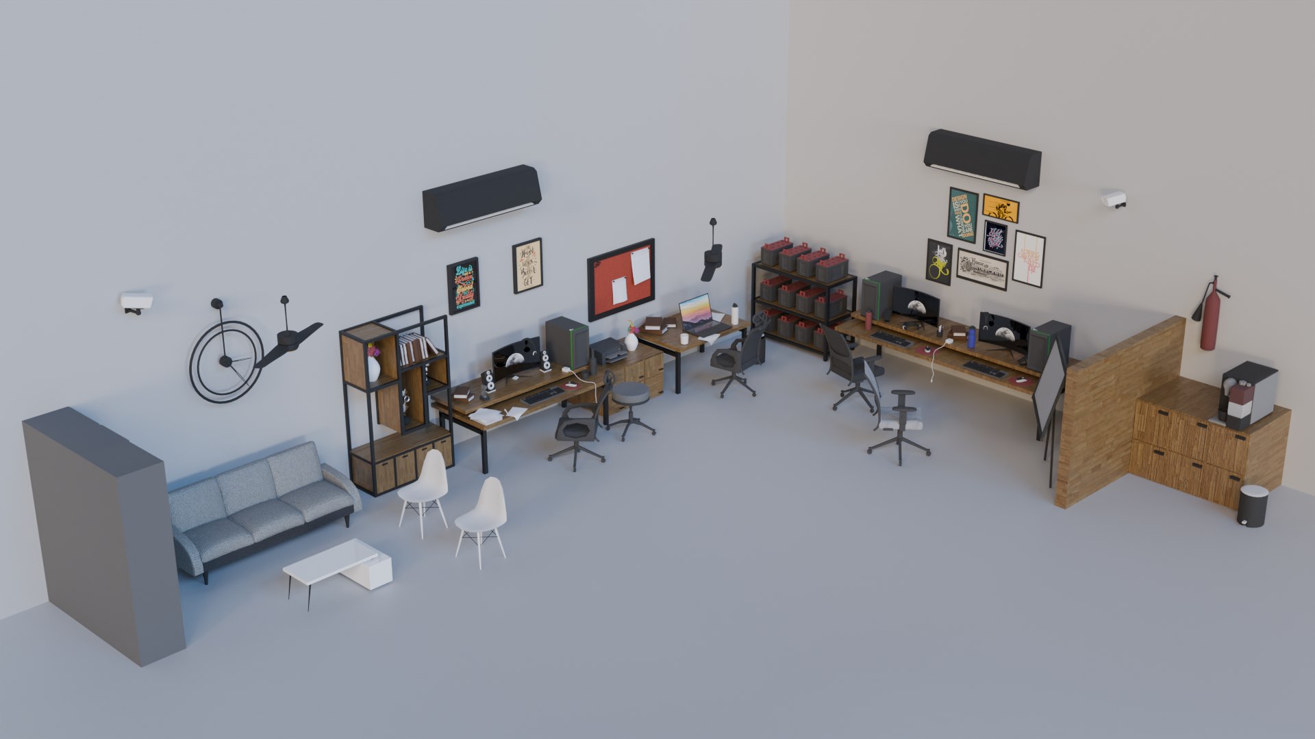 3D Office Assets Pack 3D - TurboSquid 2214387