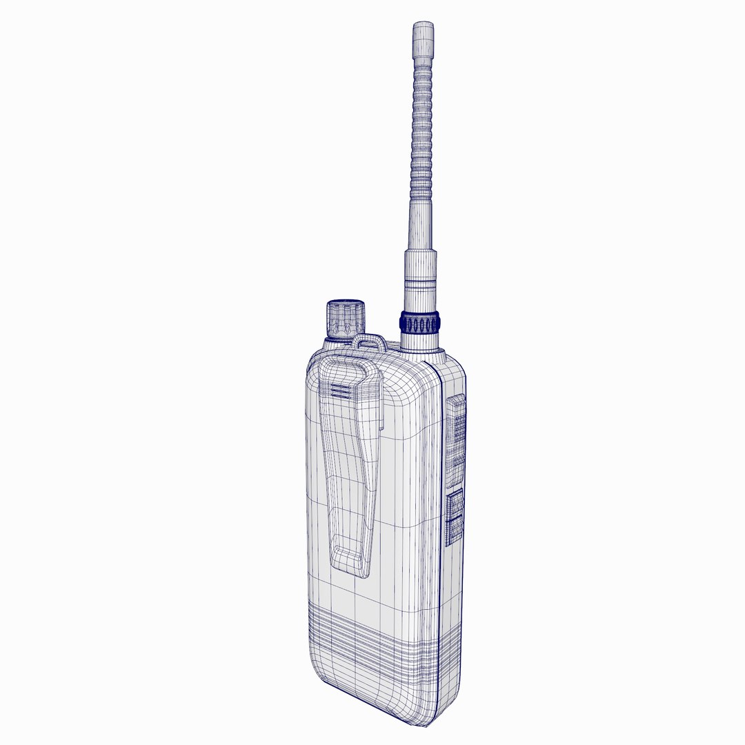 Professional Walkie Talkie 3D Model - TurboSquid 2421055