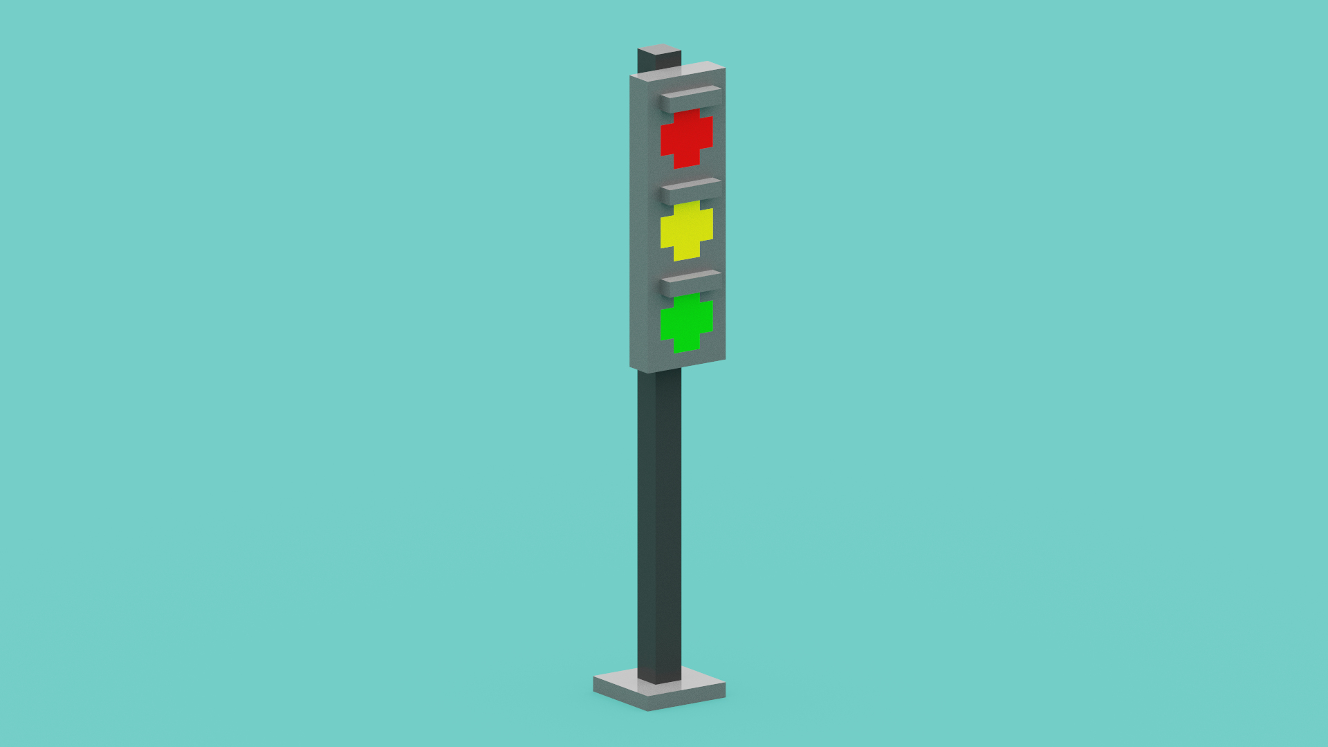 3D Voxel Traffic Light - TurboSquid 1978392
