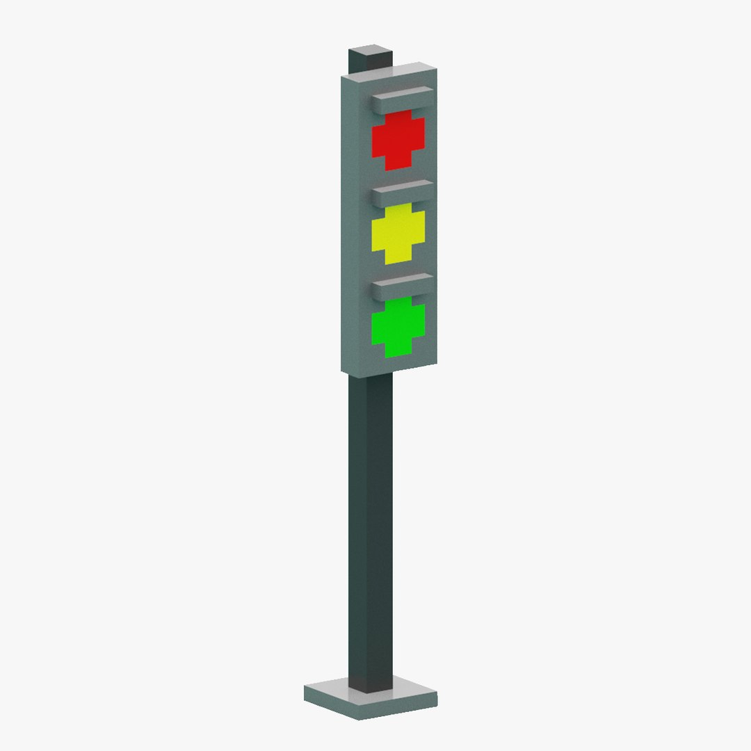 3D Voxel Traffic Light - TurboSquid 1978392