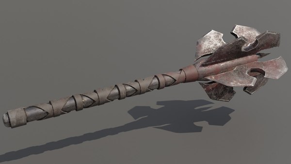 Orcish weapons orc mace sword 3D model - TurboSquid 1447663