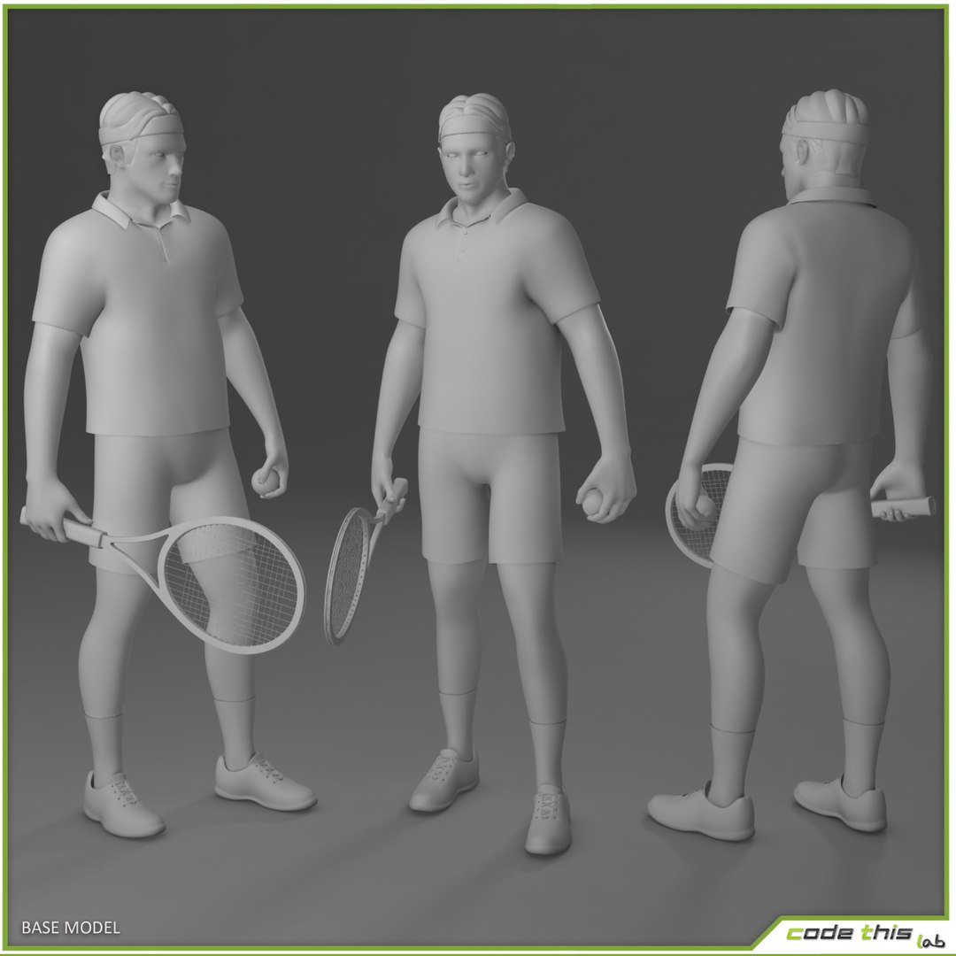 racket characters tennis player max