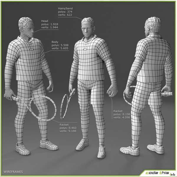 racket characters tennis player max