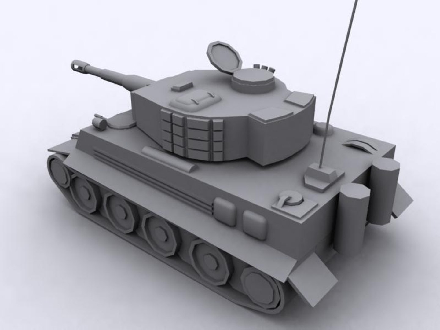3d Model German Tiger Tank