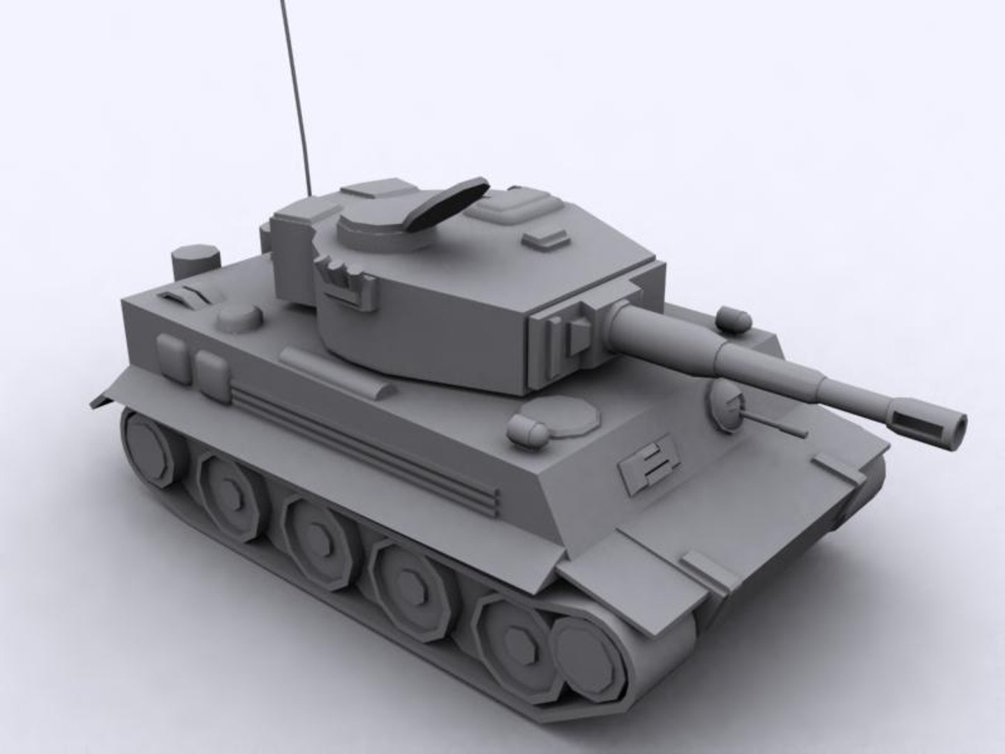 3d Model German Tiger Tank