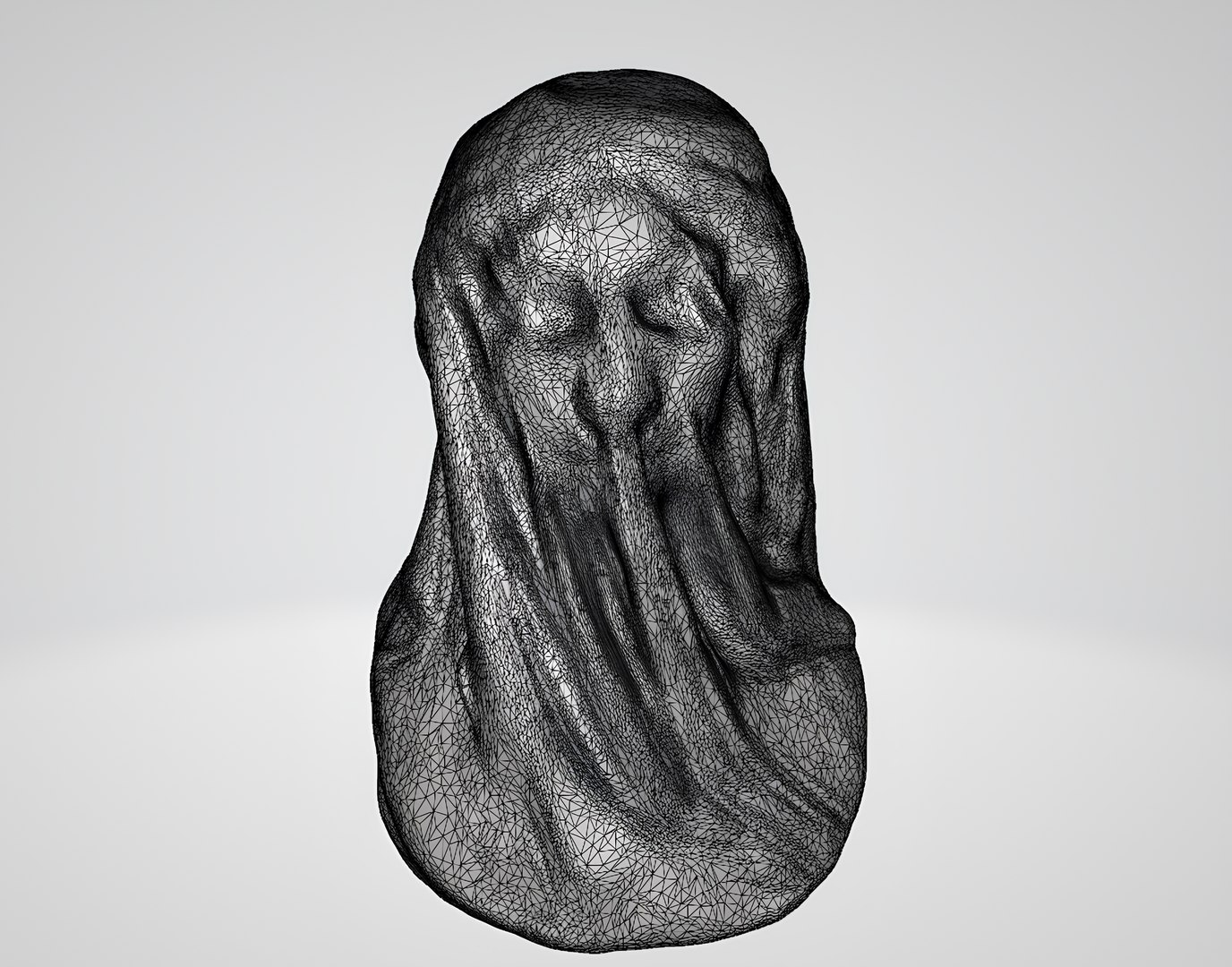 The Veiled Virgin By Giovanni Strazza 3D Model - TurboSquid 2190698