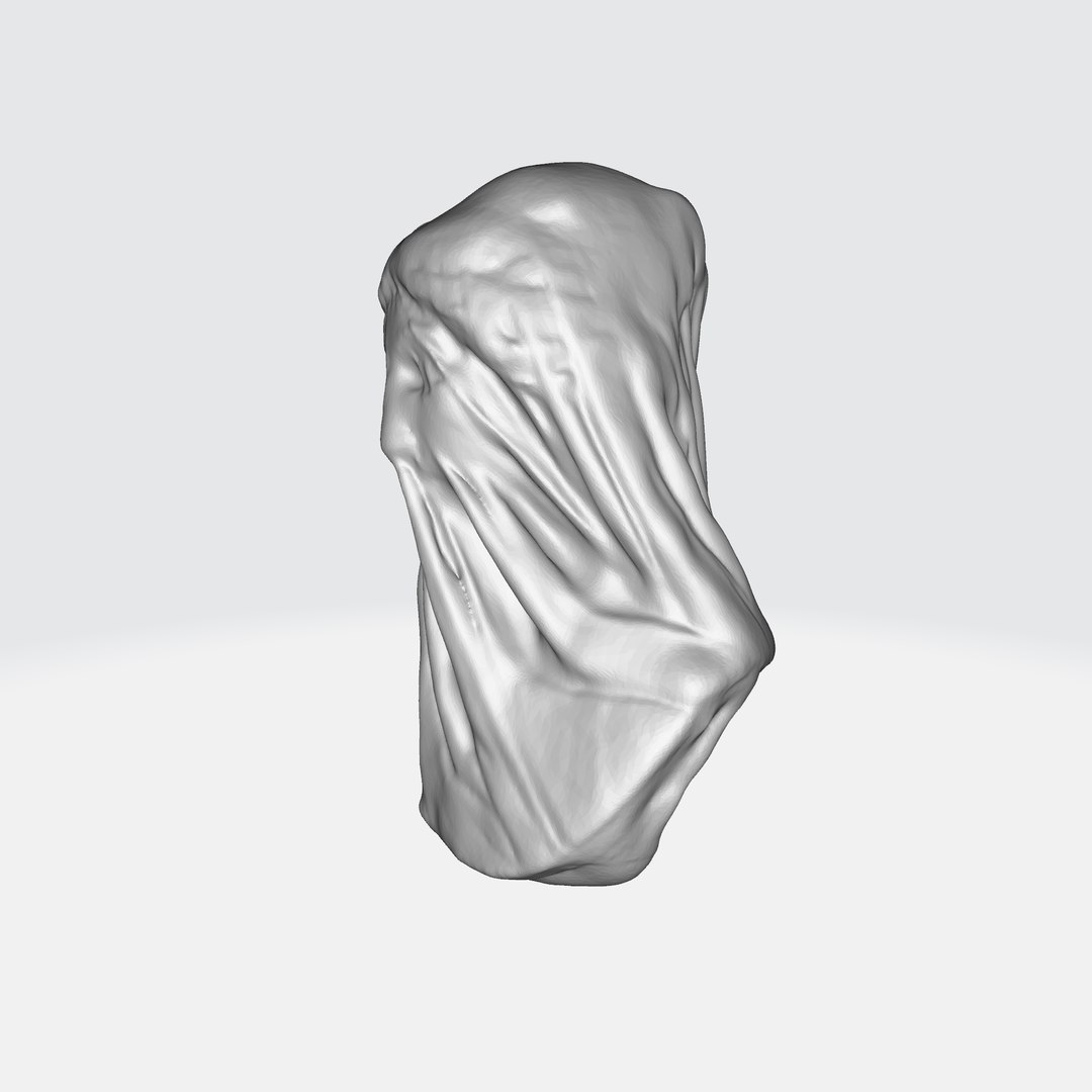 The Veiled Virgin By Giovanni Strazza 3D Model - TurboSquid 2190698