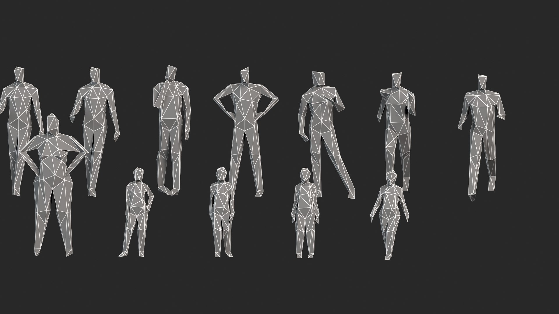 Cartoon people pack 3D model - TurboSquid 1254765