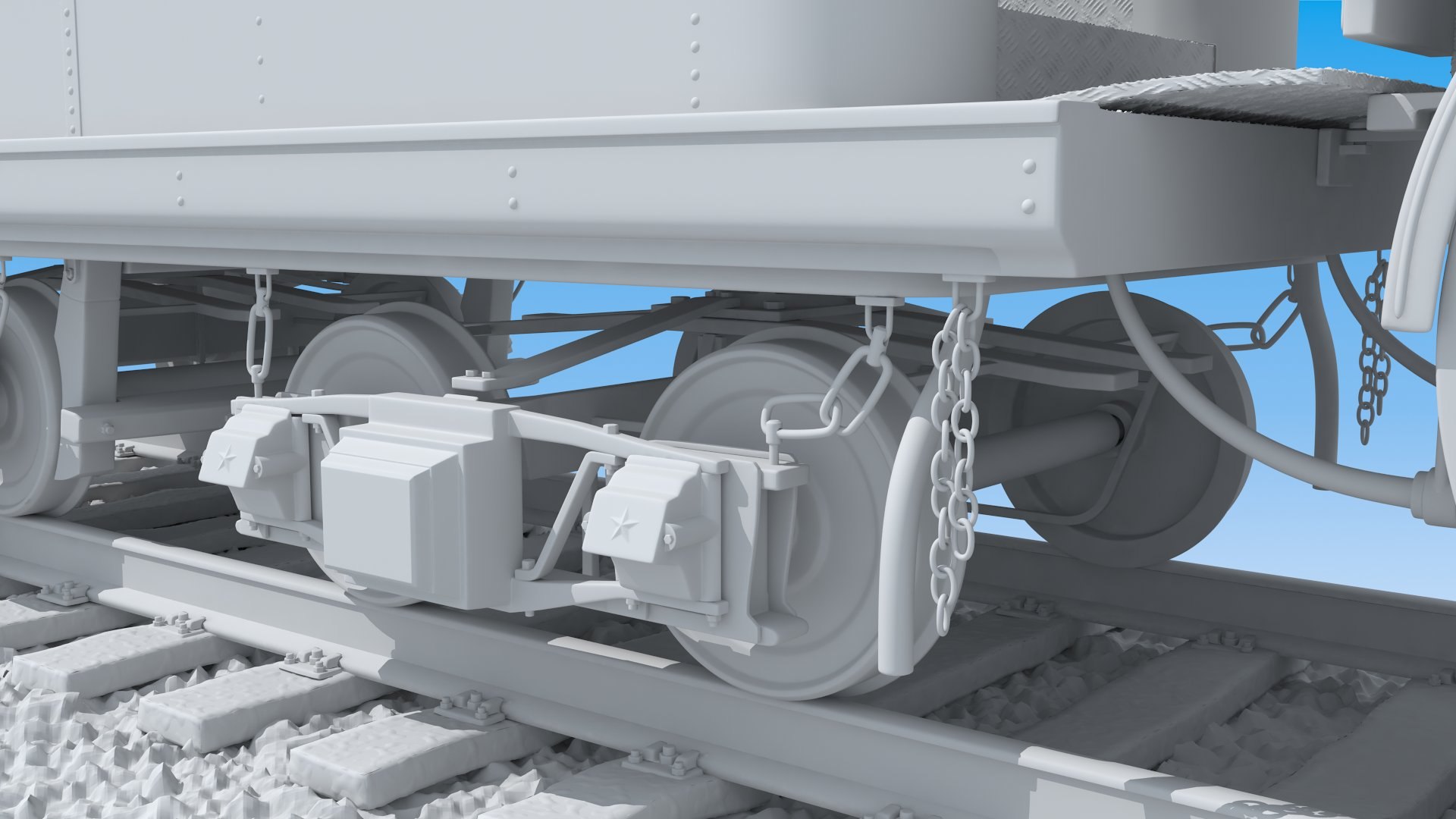 Central Jupiter Steam Locomotive 3d Obj