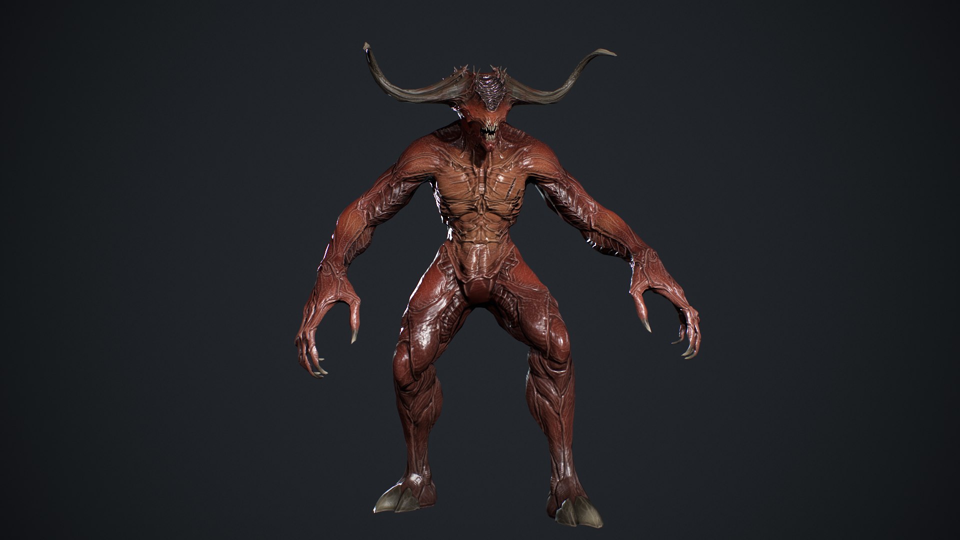 3D Demon Character Model - TurboSquid 2050572