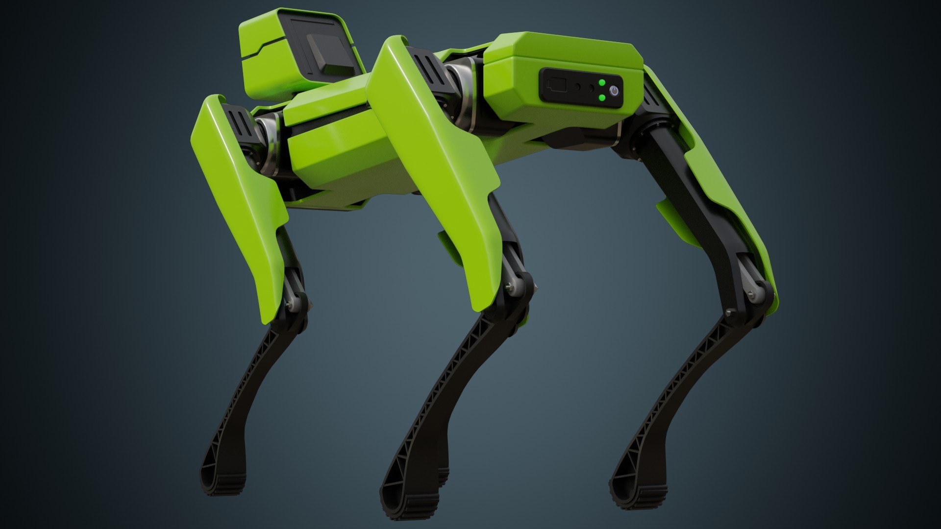 Robot Dog 1 Basic 3D Model - TurboSquid 2189200