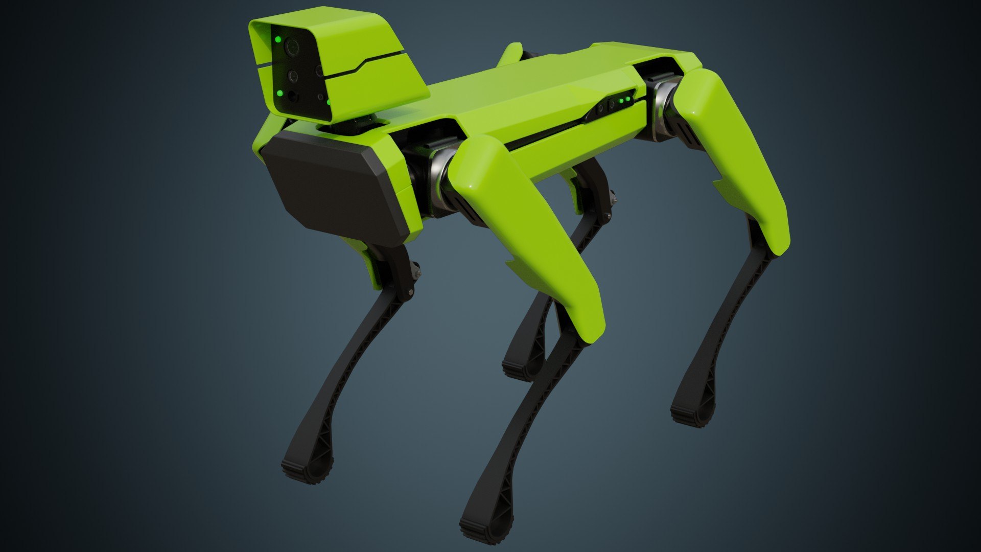 Robot Dog 1 Basic 3D Model - TurboSquid 2189200