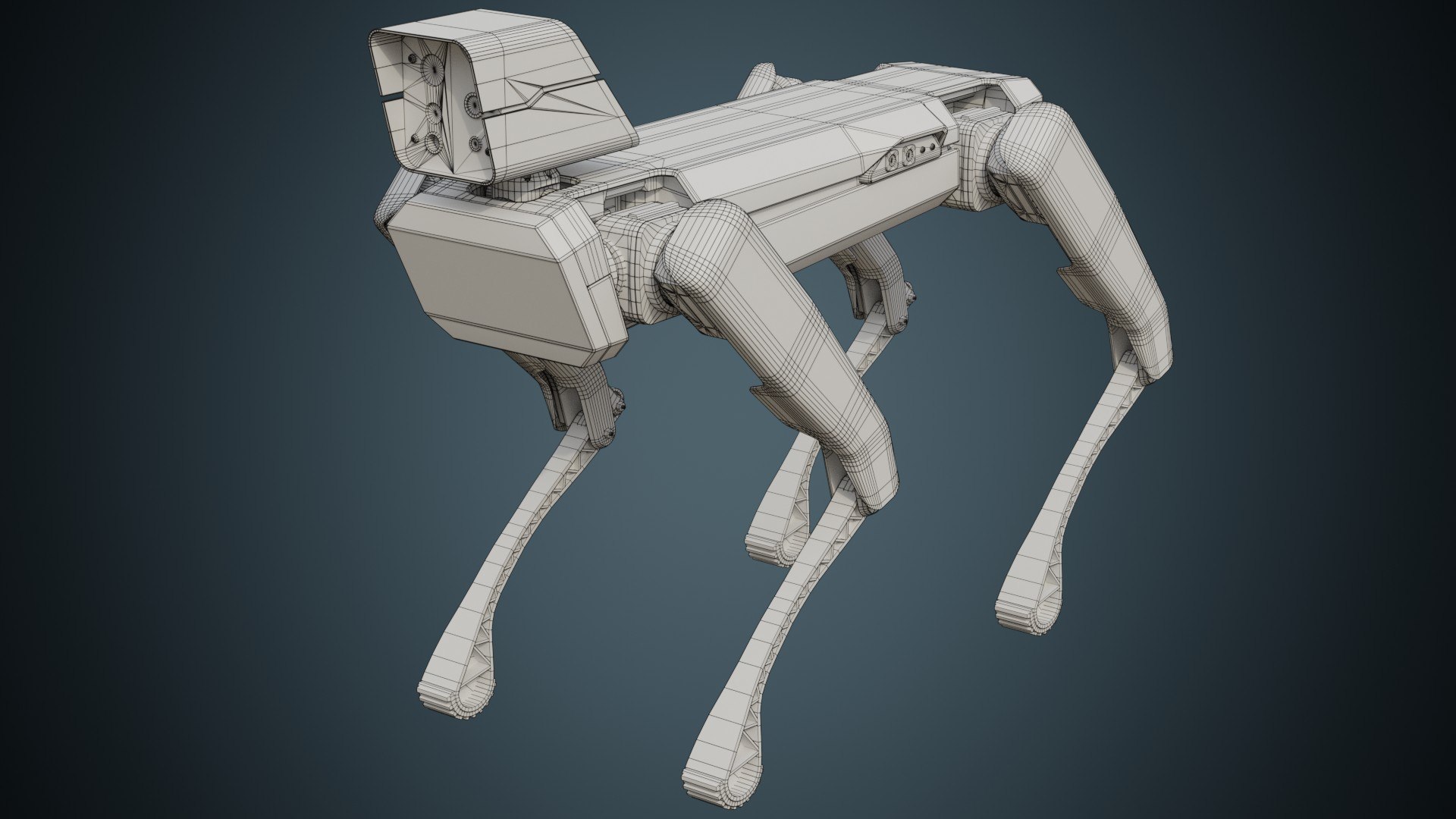 Robot Dog 1 Basic 3D Model - TurboSquid 2189200