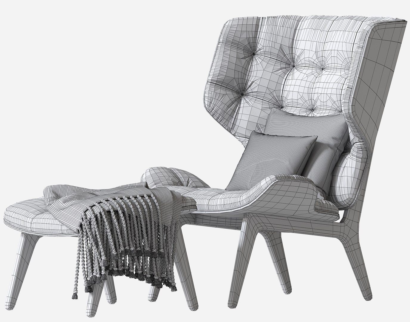 Mammoth Chair 3D Model - TurboSquid 1502353