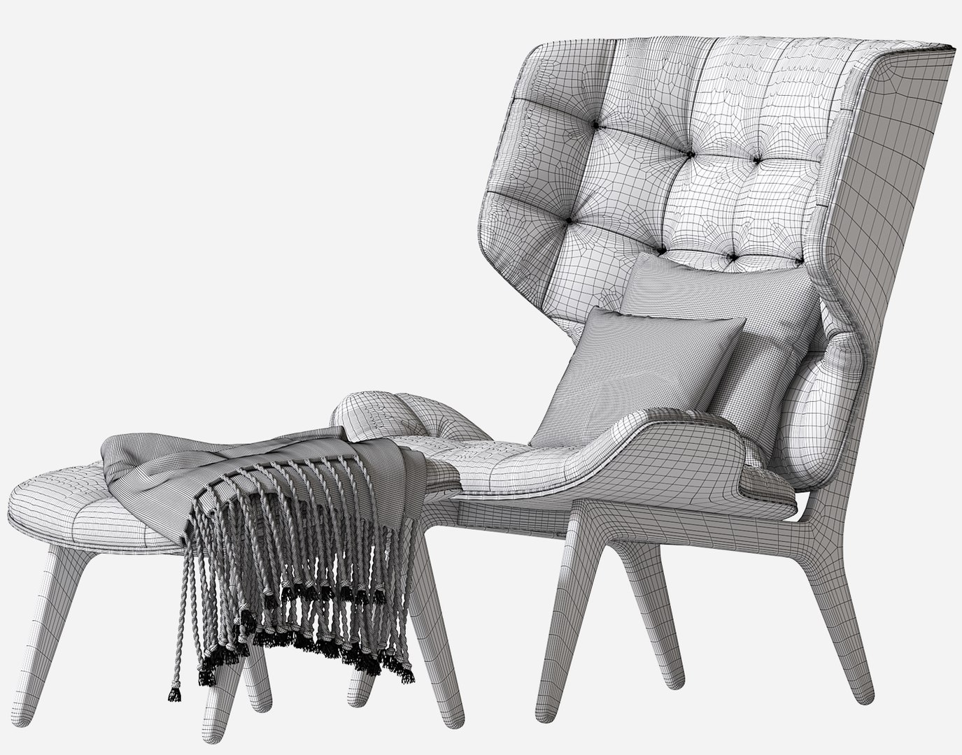 Mammoth Chair 3D Model - TurboSquid 1502353