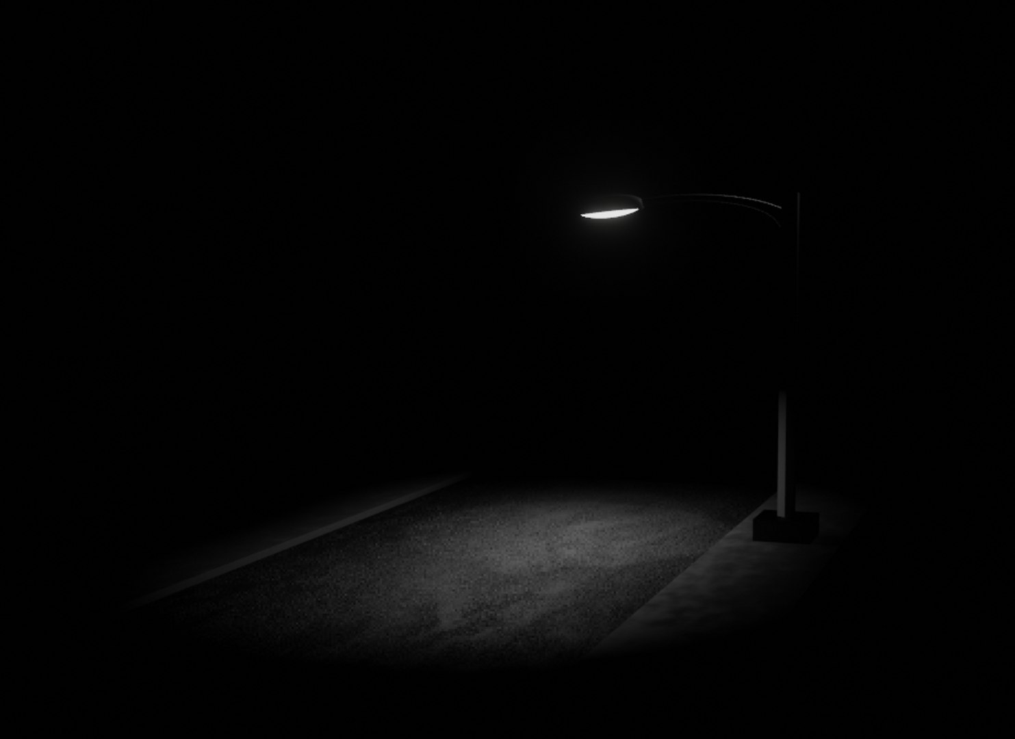 3D Lamp Road Model - TurboSquid 1525197