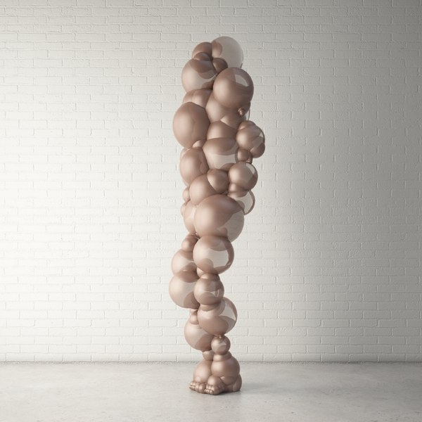 3d custom public sculpture human