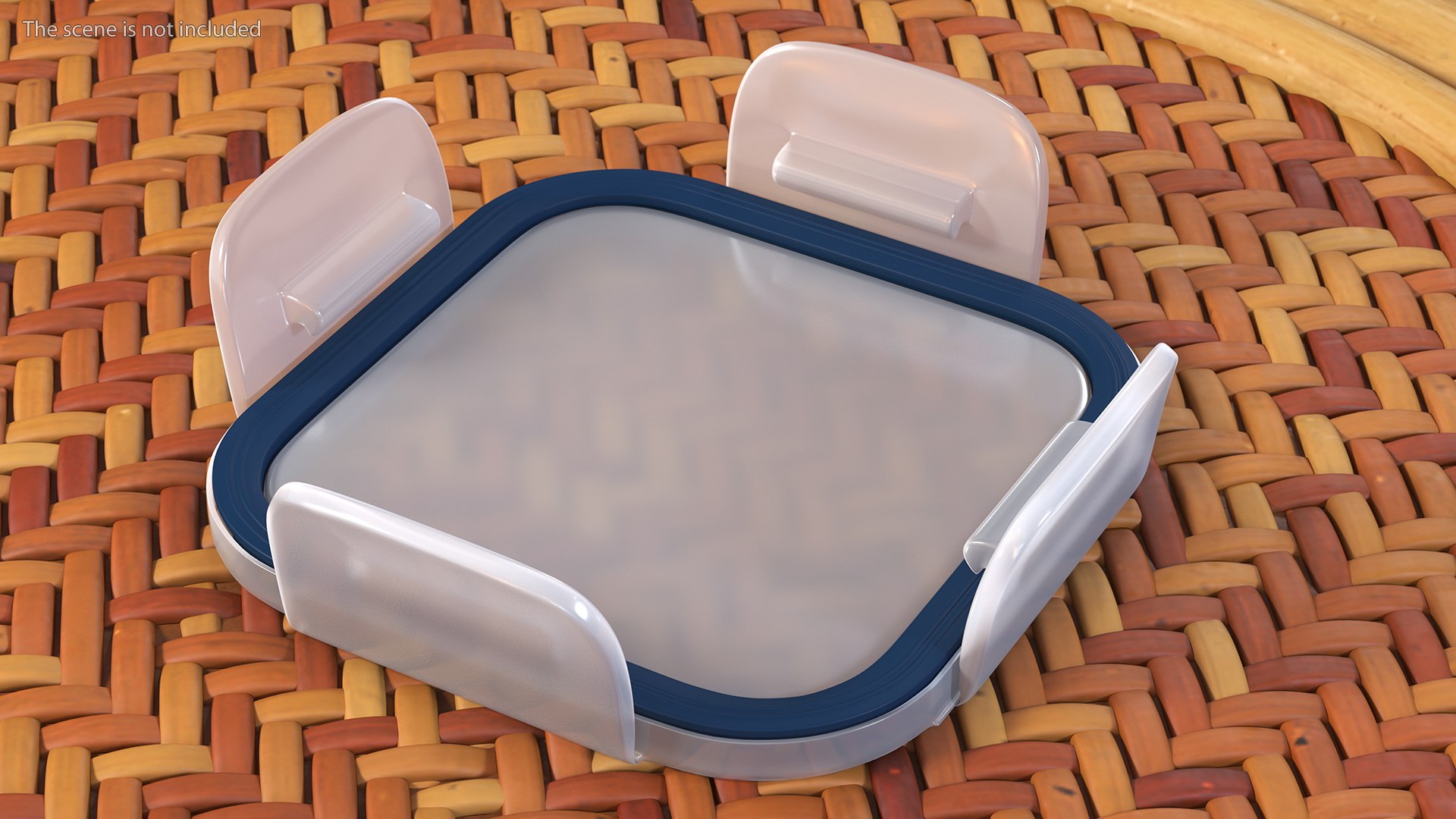 3D Glass Clip Lock Food Storage Container 180ml - TurboSquid 1734862