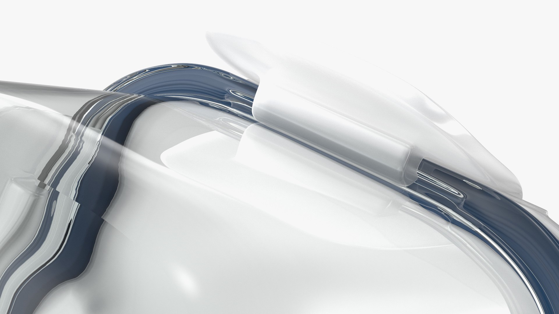 3D Glass Clip Lock Food Storage Container 180ml - TurboSquid 1734862