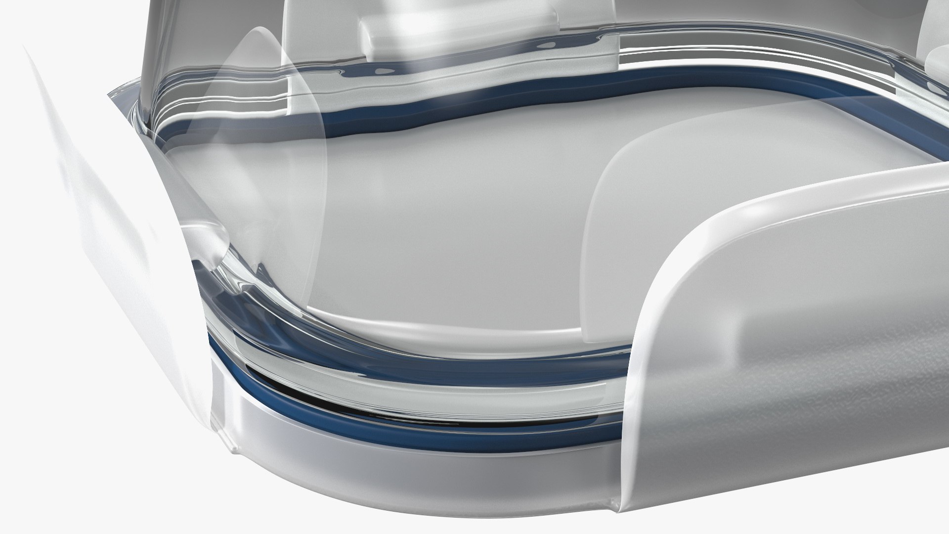 3D Glass Clip Lock Food Storage Container 180ml - TurboSquid 1734862