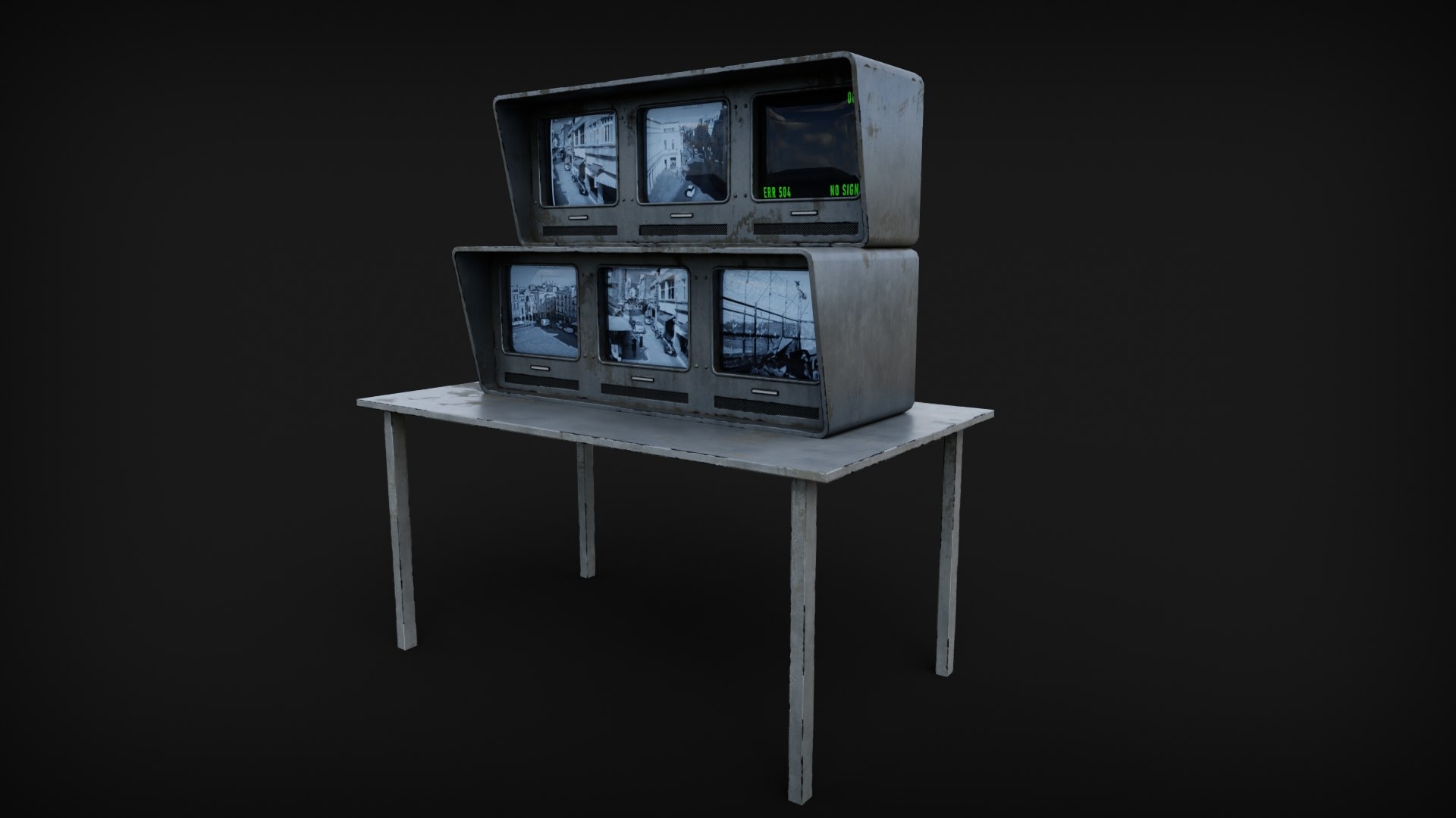Security Monitors CCTV 3D - TurboSquid 2106587